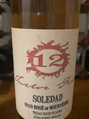 Twelve Fires Soledad Buena Suerte Vineyard Rosé of Mourvèdre Vivino US