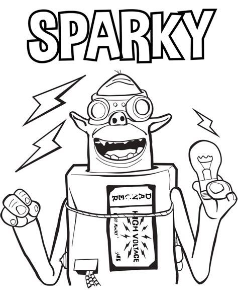 Desenho De Sparky De Boxtrolls Para Colorir Tudodesenhos 14280 The