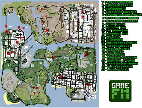 Mapa aponta todos os segredos maléficos de GTA San Andreas
