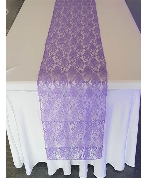 Chemin De Table Toile De Jute Lin Dentelle X Pcs Passion Decor