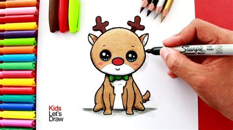 Como Dibujar Dibujos Animados Rodolfo El Reno Paso A Paso Facil Porn