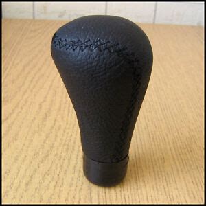 POMMEAU DE VITESSE EN CUIR NOIR UNIVERSEL Pour 8mm 10mm 12mm EBay