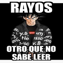 Meme Personalizado Rayos Otro Que No Sabe Leer 33333344