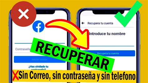 C Mo Recuperar Mi Cuenta De Facebook Sin Correo Electronico Sin