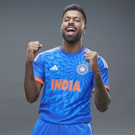 Adidas INDIA CRICKET T20I JERSEY MEN Blue Adidas UAE