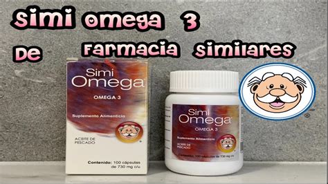 SIMI OMEGA 3 DE FARMACIA SIMILARES YA SABES LA IMPORTANCIA DE TOMARLA