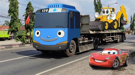 Wow Ada Truk Kontainer Besar Truk Tangki Pertamina Bus Telolet Mirip