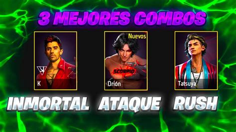LAS MEJORES COMBINACIONES DE HABILIDADES EN FREE FIRE 2023 PARA