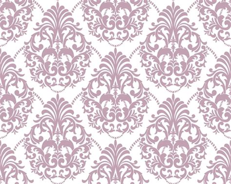 Damasco De Patrones Sin Fisuras Elemento Vector Floral Damasco