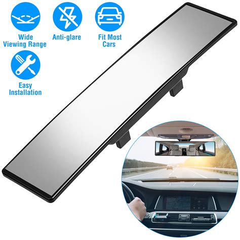 Wide Angle Rear View Mirror IMountek 11 4in Car Rearview Mirror