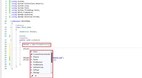Top 28 Selenium WebDriver Commands In NUnit For Test Automation