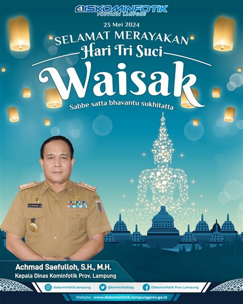 Selamat Memperingati Hari Raya Waisak 2568 BE 2024 DISKOMINFOTIK