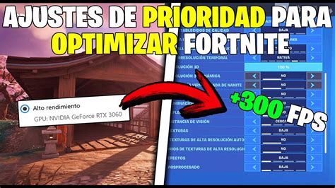 RAPIDO NUEVOS AJUSTES DE PRIORIDAD Y RENDIMIENTO PARA OPTIMIZAR LOS