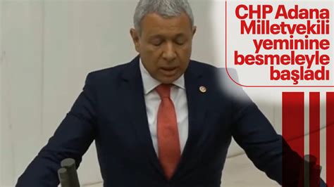 TBMM de yemin töreni CHP Adana Milletvekili Orhan Sümer yeminine