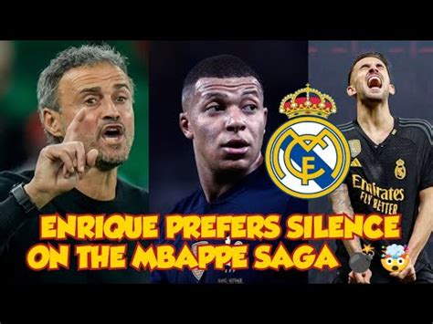 BREAKING LUIS ENRIQUE COYS ON MBAPPÉ S FUTURE MADRID SET 8M