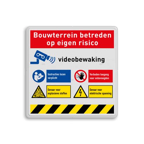Veiligheidsbord Nodig Reflecterend Bewerk Bestel Online
