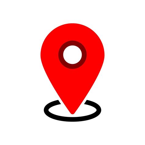 Ubicaci N Icono Rojo Dise O Simple Vector En Vecteezy