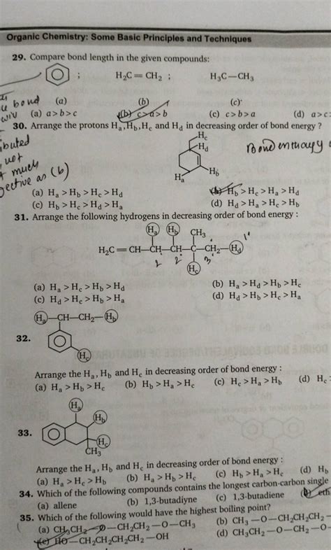 Organic Chemistry Some Basic Principles And Techniques 29 Compare Bond