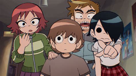 Scott Pilgrim Takes Off Image Shows Scott Ramona Hanging Out