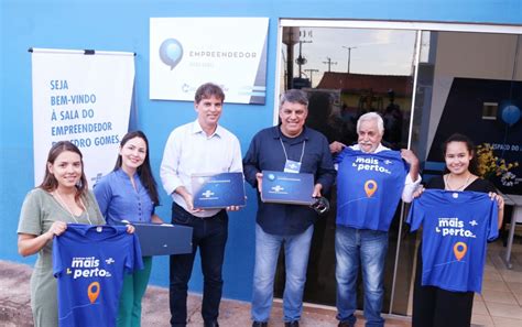 Sala do Empreendedor de Pedro Gomes ganha novo layout e é reinaugurada