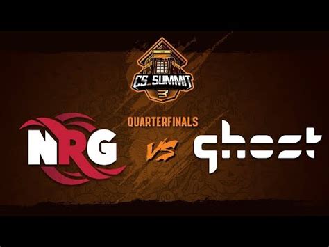 NRG Esports Vs Ghost Gaming Map 3 Nuke Cs Summit 3 Quarterfinals