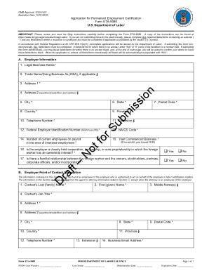 Fillable Online OFLC Announces Timeline For Form ETA 9089 Case Fax