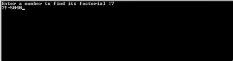 C Programming Tutorials WAP To Find Factorial Of A Given Number Using