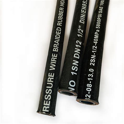 Manufacturers Of Steel Wire Braid High Pressure Rubber Hydraulic Hose