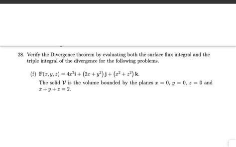solved 8 verify the divergence theorem by evaluating both