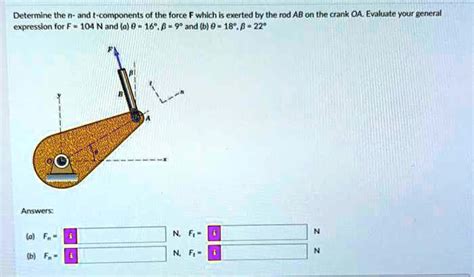 Solved How Do I Do This Determine The N And T Components Of The