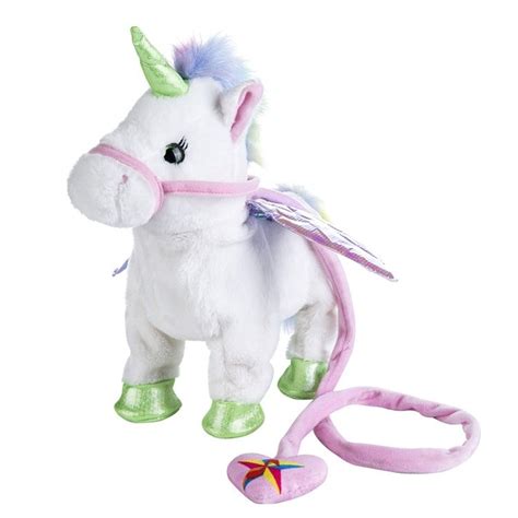 Peluche Licorne Qui Marche Doudou Jouet Plush Boutiques