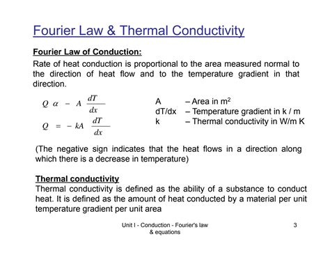 Solution Chemical Engineering Class Ii Fourier S Law Of Heat