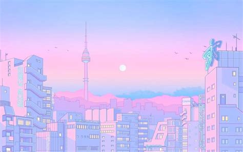 Laptop Anime Aesthetic Wallpapers Wallpaper Cave