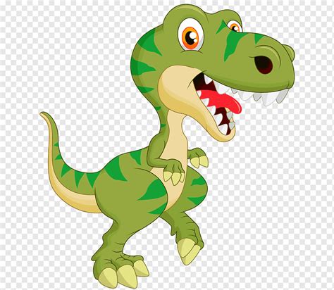 Ilustração de dinossauro verde dinossauro Tyrannosaurus monstro
