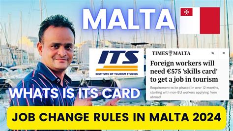 Malta Work Permit Need 575 Extra For Jobs In Tourism How To Change