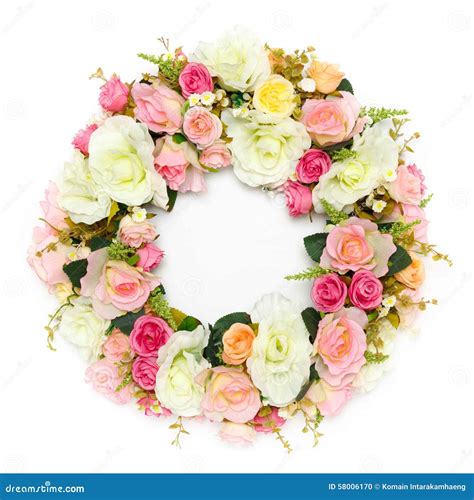 花花圈 库存照片 图片 包括有 存在 红色 花瓣 上升了 火炮 庆祝 设计 空白 没人 58006170