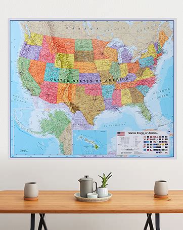 Amazon Maps International Giant World Map Mega Map Of The World
