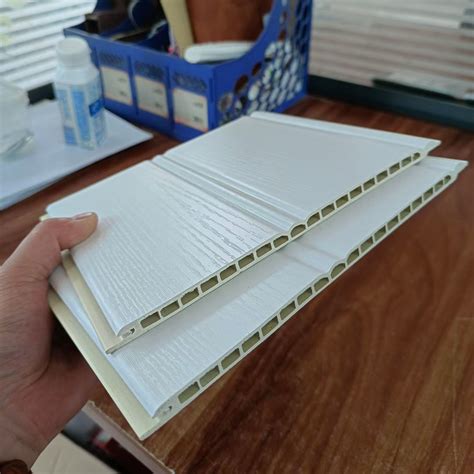 WPC Wood Wooden Grains Laminated Indoor Wooden Grain PVC WPC Wall Panel