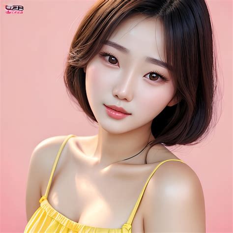 Premium AI Image Beautiful Asian Model Girl