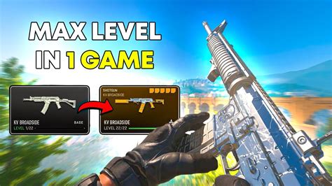NEW FASTEST Way To LEVEL UP Guns In Warzone 2 ONLY 1 GAME YouTube