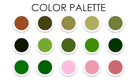 Paleta de cores moderna Grande coleção Vetor Vetor Premium