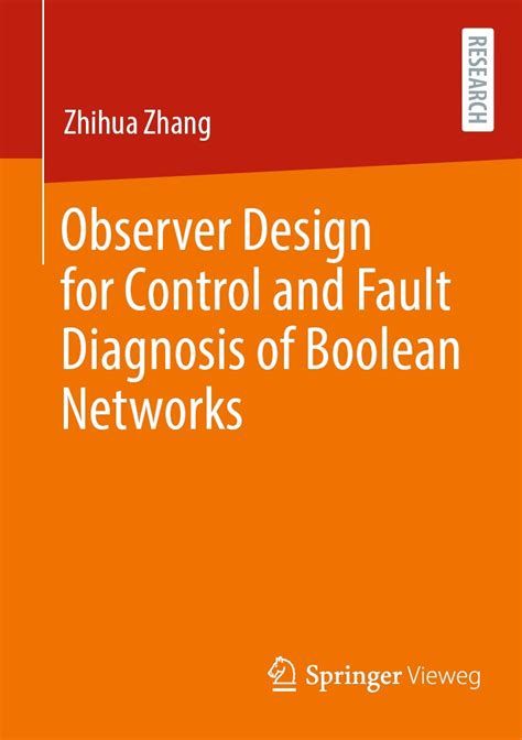 observer design for control and fault diagnosis of boolean networks e book
