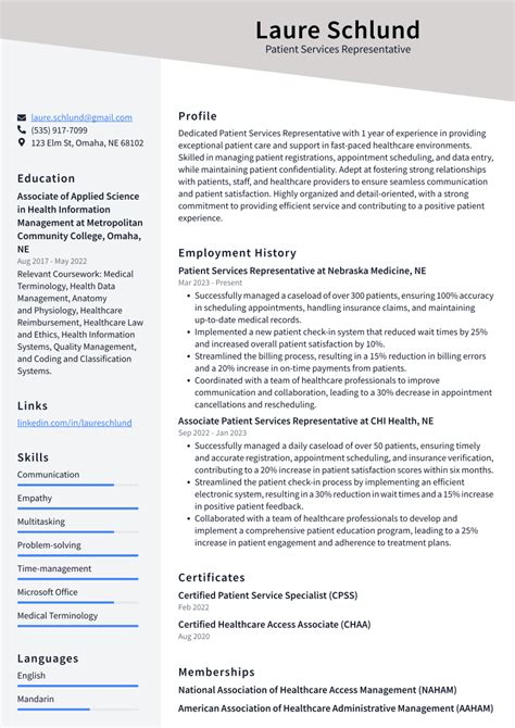 Top 12 Patient Services Representative Skills To Put On Your Resume