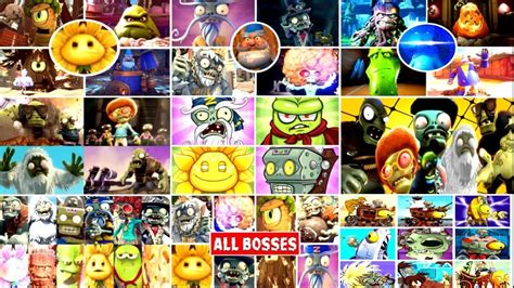 Plants Vs Zombies BOSSES 1 2 Garden Warfare GW2 Heroes BFN ALL