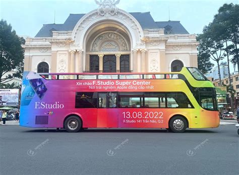 Roadshow xe bus 2 tầng ấn tượng của F Studio Super Center tại TPHCM