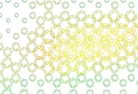 Light Green Yellow Vector Pattern With Spheres 18731760 Vector Art At