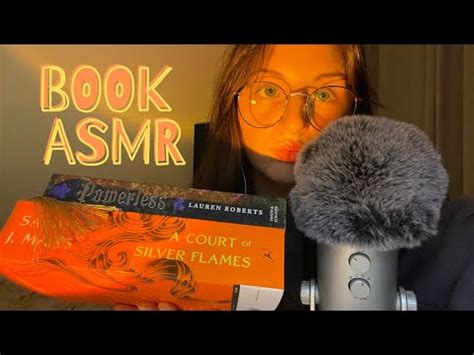 ASMR Book Rambles And Triggers Tapping Page Turning Close Whispers
