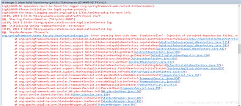 ssm框架使用error creating bean with name injection of autowired dependencies failed解决方法 程序员大本营
