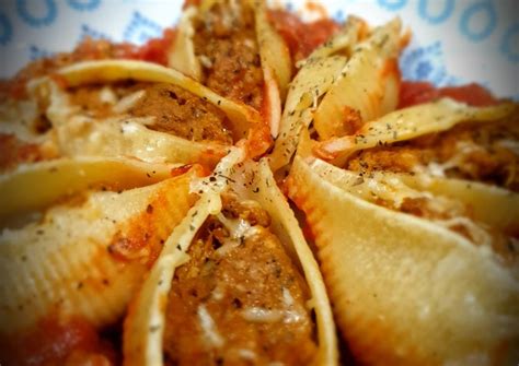 Conchiglioni Farcis Au Thon De Natsun3ko Cookpad