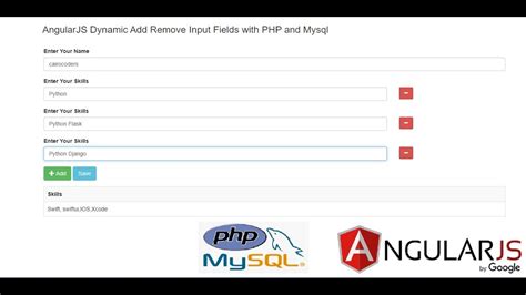 angularjs add remove input fields dynamically with php mysqli tech hot sex picture